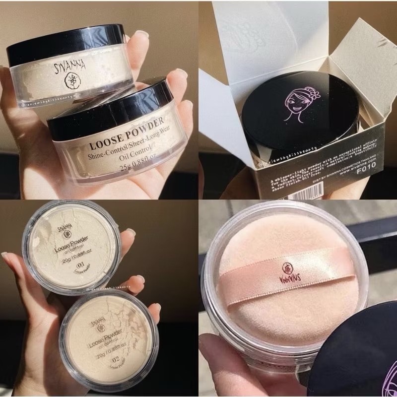 F010 SIVANNA COLORS LOOSE POWDER SHINE-CONTROL SHEER-LONG WEAR 20g ...