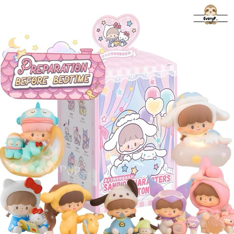 (Live/วีดิโอลด100฿) กล่องสุ่มฟิกเกอร์ ⛅️ ZZoton Sanrio Characters ...