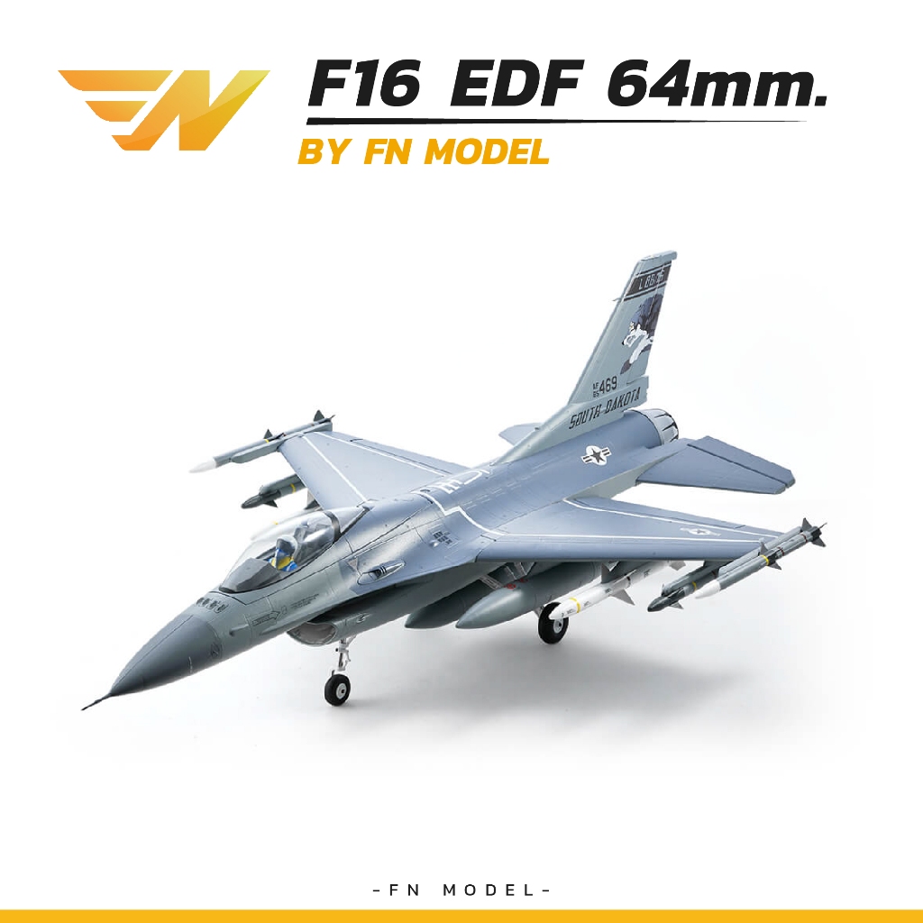 FMS F16 EDF 64mm Jet F16 Fighting Falcon เครื่องบินบังคับF16 | Shopee Thailand