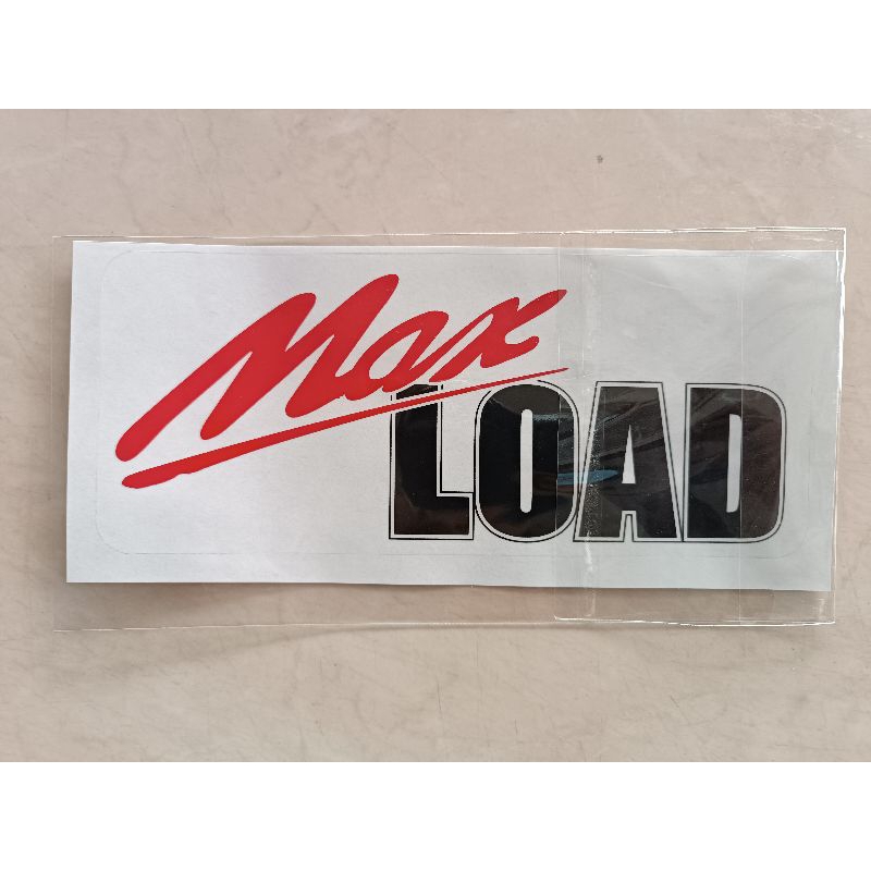 สติ๊กเกอร์ติดแผงหน้า MAX LOAD | Shopee Thailand