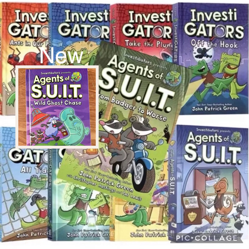 ปกแข็ง InvestiGators 1-9 Full Color English Comic Book Hardcover ...