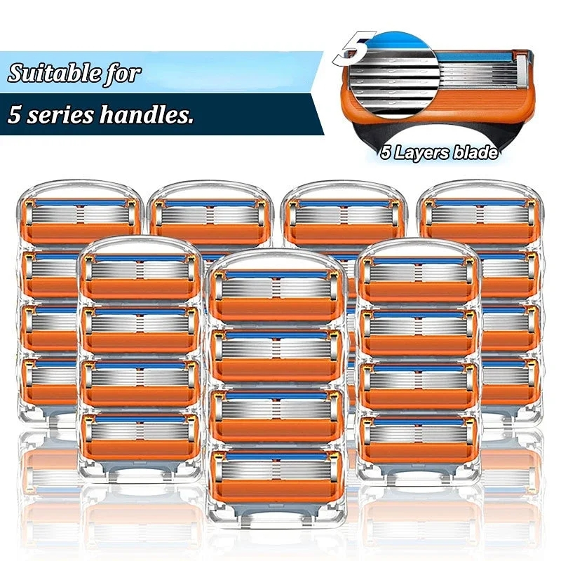 Fusion 5 Razor Blade 5 LayersStainless Blades for Gillette for ...