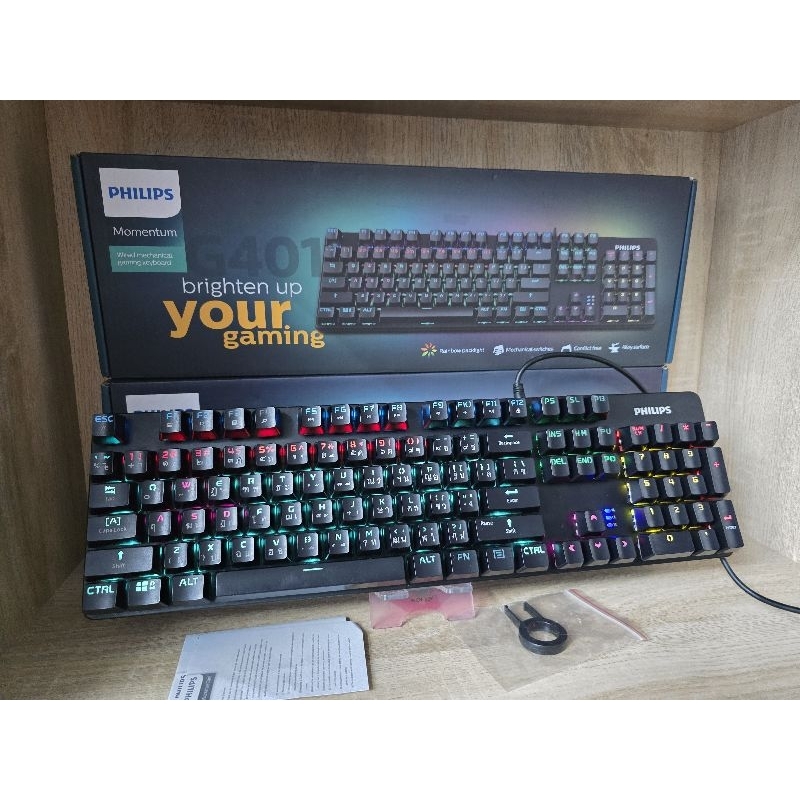 คีย์บอร์ด Philips รุ่น PSK8401 / G401แท้ใหม่ B แบบสายusb | Shopee Thailand