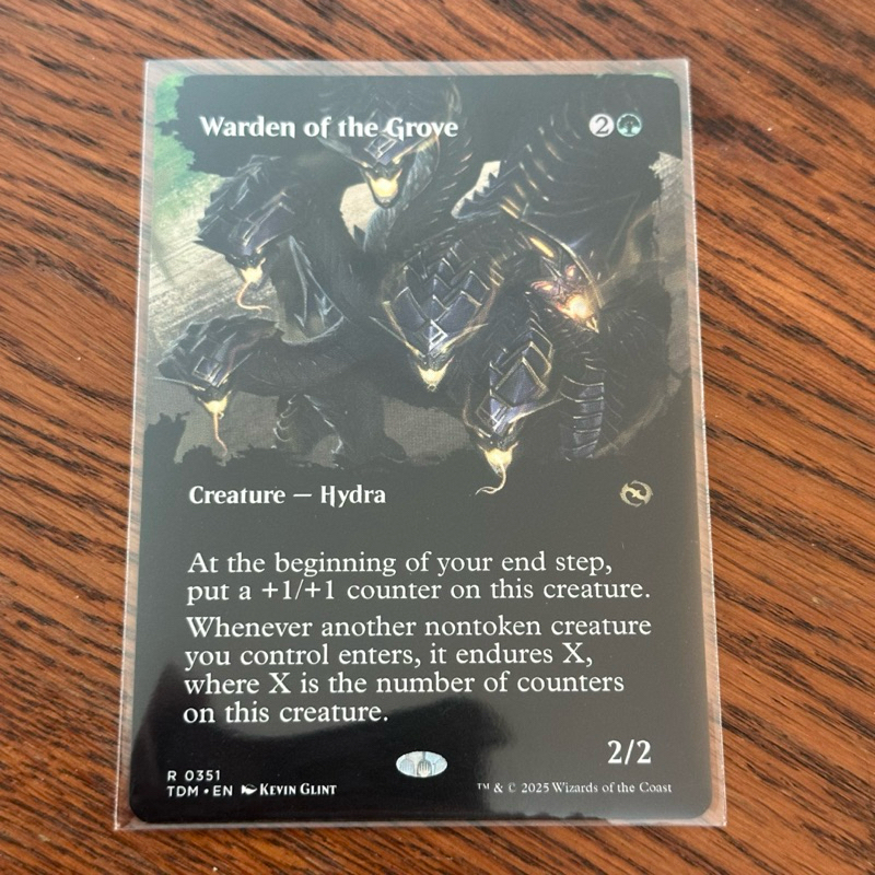 Tarkir: Dragonstorm Variants: Warden of the Grove (0351 - Borderless) | Shopee Thailand