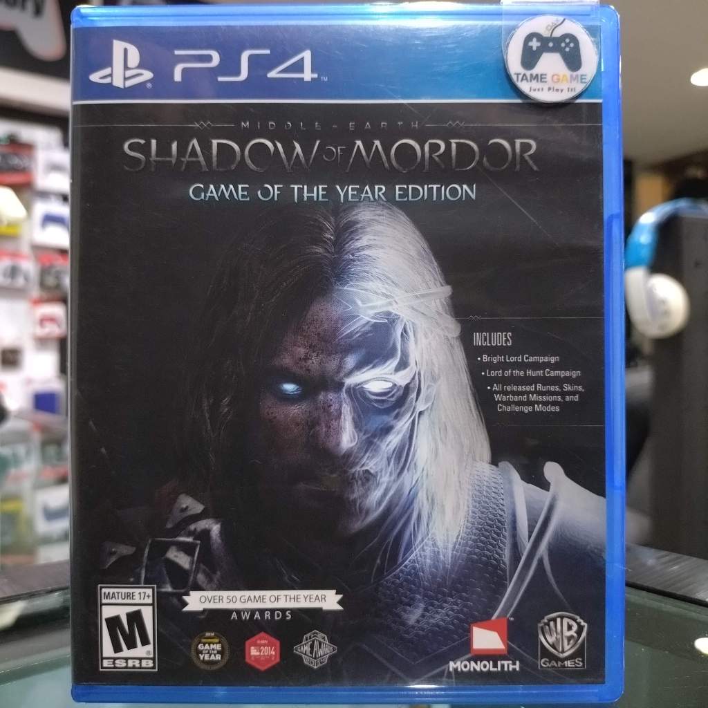 (ภาษาอังกฤษ) มือ2 Middle Earth Shadow of Modor PS4 มือสอง (เล่นกับ PS5 ...