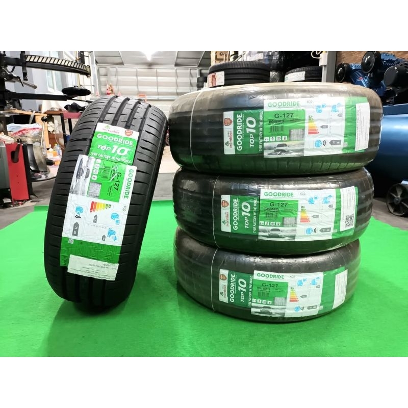 ยางใหม่ Goodride Ridemax G-127 195/55R15 ผลิตปี 2025 ประกันบวม 2 ปี ...