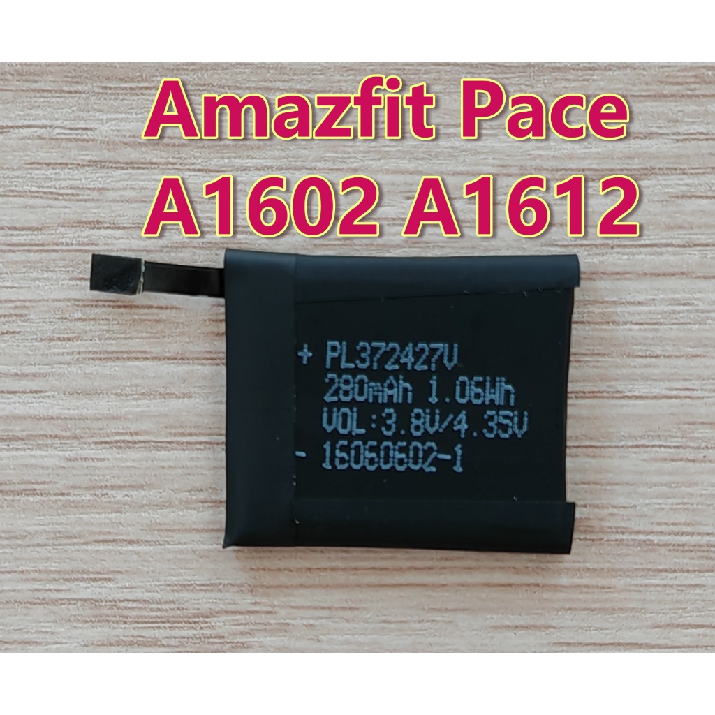 แบตเตอรี่ For Amazfit Pace A1602 A1612 Battery PL372427V | Shopee Thailand