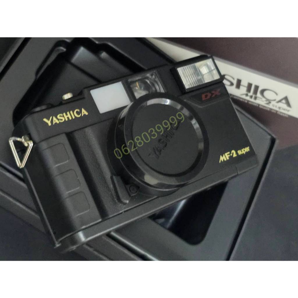 กล้องฟิลม์ Yashica MF-2 Super เลนส์ 35mm มีแฟลชในตัว | Shopee Thailand