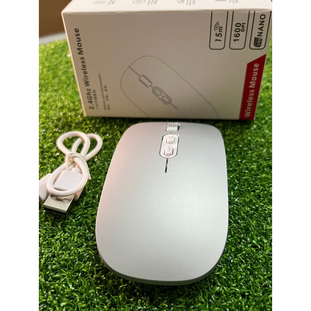 เม้าส์ไร้สายแบบชาร์จ M103 USB Optical Mouse Wireless Bluetooth Silent ...