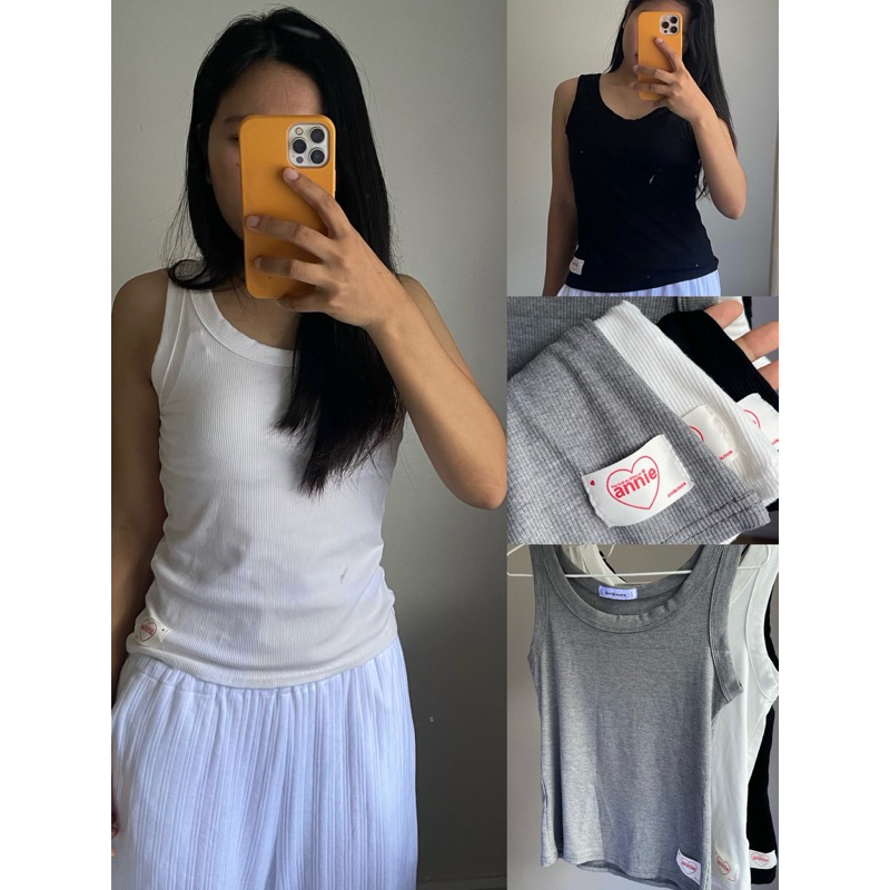 Homie Tank | annie.more_ เสื้อกล้ามผ้ายืดได้เยอะ นุ่มไม่คัน | Shopee ...