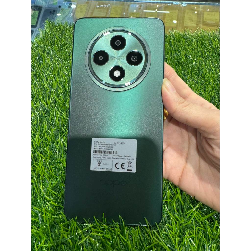 Oppo Reno 12F 5G Ram 12 GB. Rom 256 GB. สีเขียว สินค้ามือ 2 ประกันศูนย์ ...