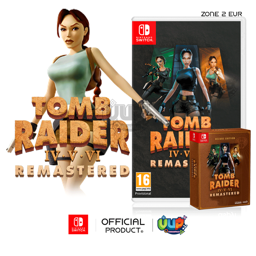 [Pre-order] NSW : Tomb Raider IV-VI Remastered Starring Lara Croft Standart / Deluxe Edition ...