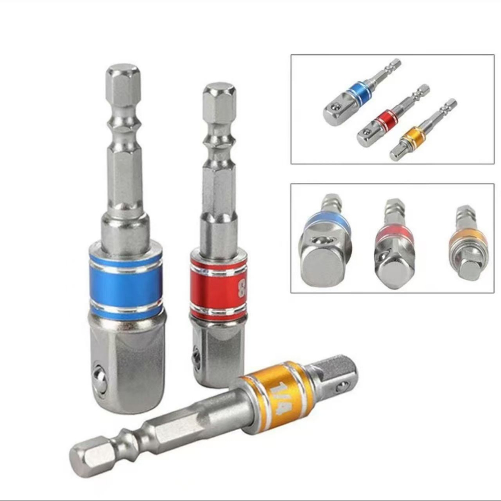 อะแดปเตอร์ปลั๊กไฟ-3pcs 1/4 "x 65 มิลลิเมตรยาว 3/8" x 65 มิลลิเมตรยาว 1/ ...