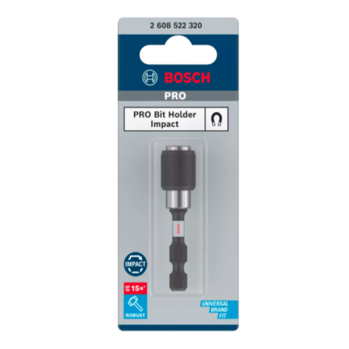 BOSCH ก้านต่อดอกไขควง แบบสวมเร็ว มีแม่เหล็ก #2608522320 | Shopee Thailand