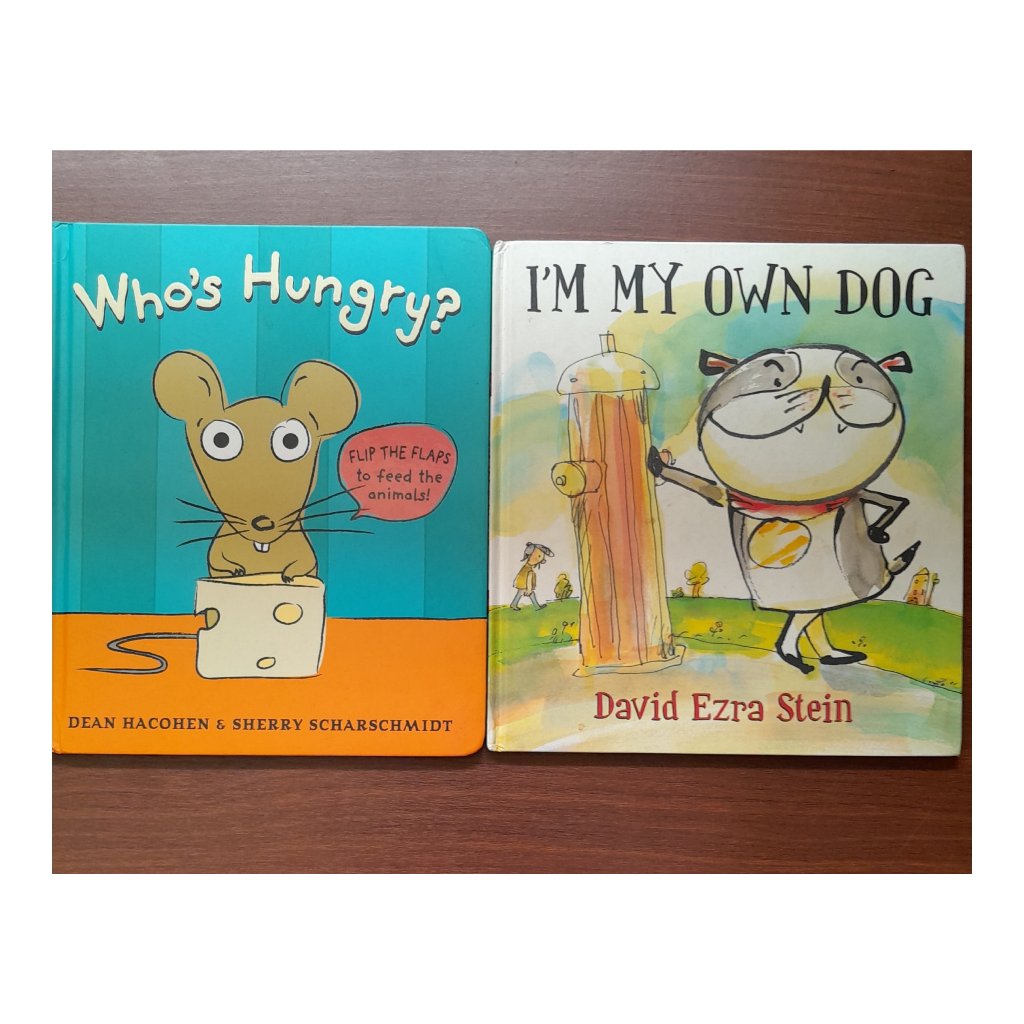H56 who’s hungry? by dean hacohen; I’m my own dog by david ezra stein ...