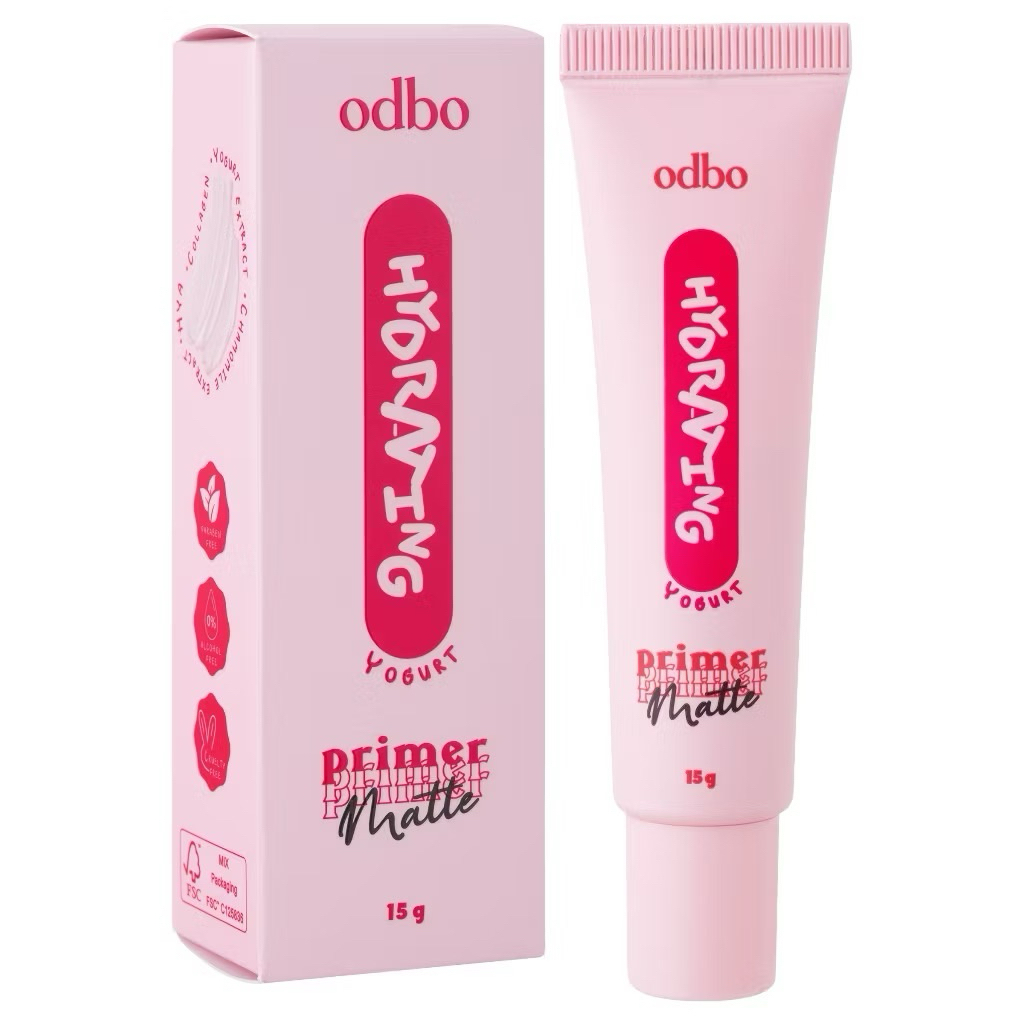 ไพรเมอร์โยเกิร์ต ODBO Hydrating Matte Primer 15g #0D4010 | Shopee Thailand