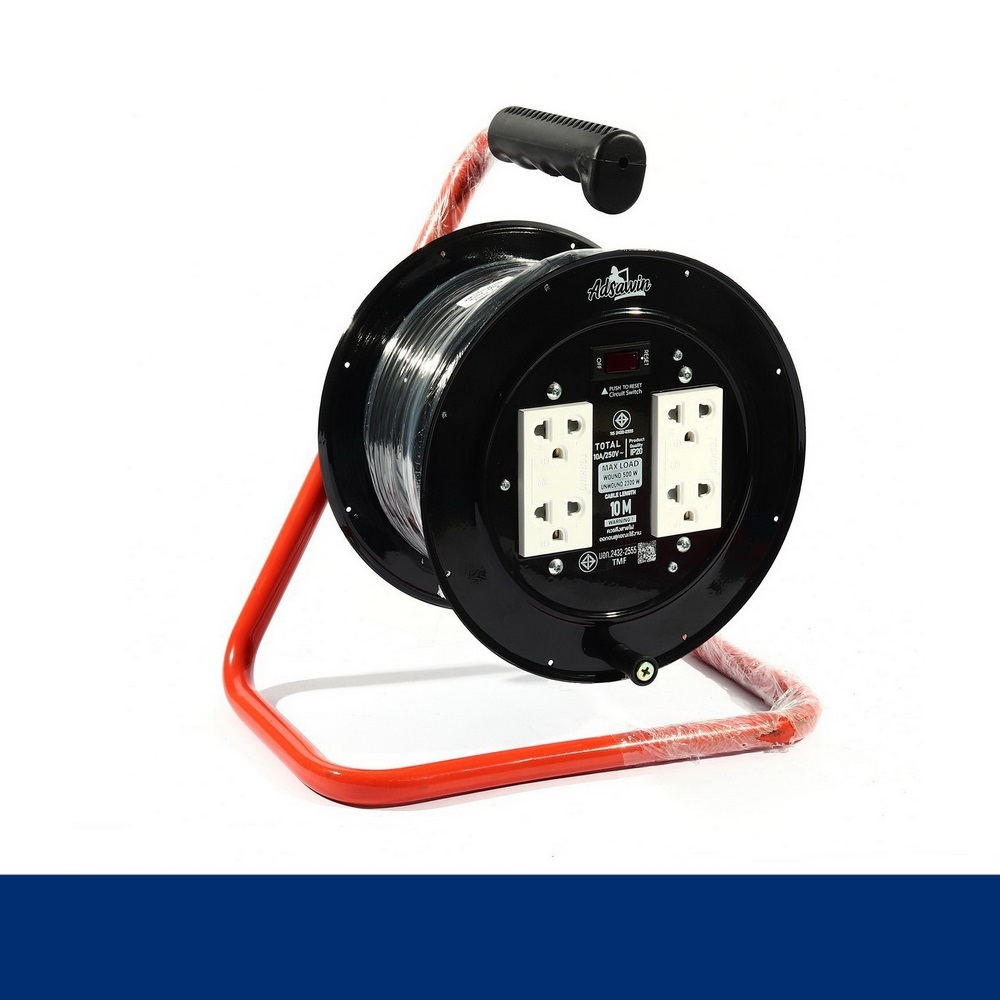 ล้อเก็บสายไฟ มอก. อัศวิน (ADSAWIN By TOSHINO) รุ่น BL310-10M 4 ช่อง ...