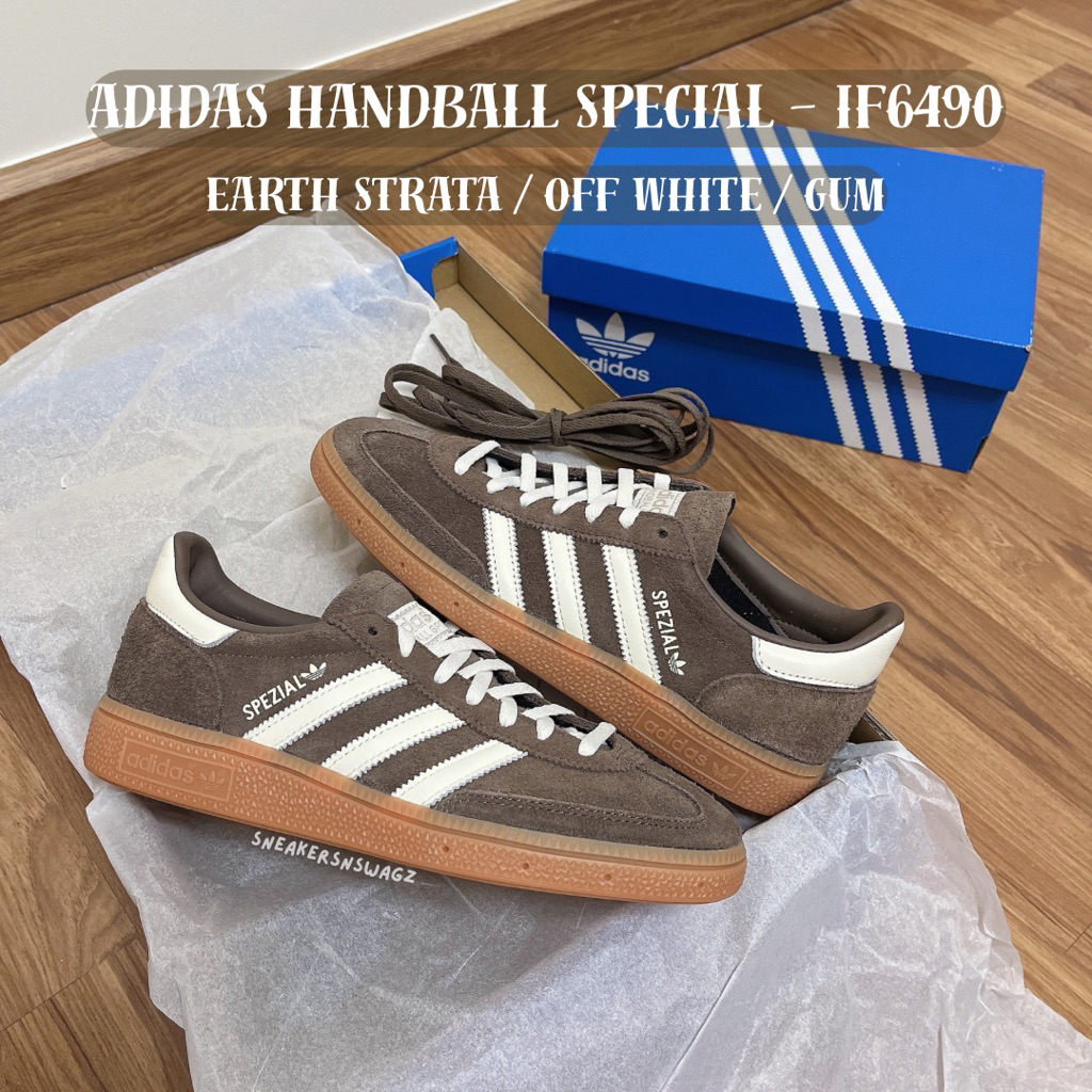 [พร้อมส่ง] Adidas Handball Spezial - (IF6490) Color: Earth Strata/Off ...
