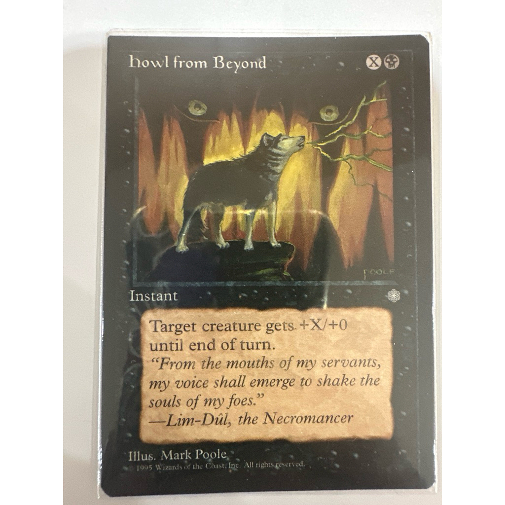 Ice Age: Howl from Beyond ของแท้พร้อมส่ง MTG Magic the gathering ...