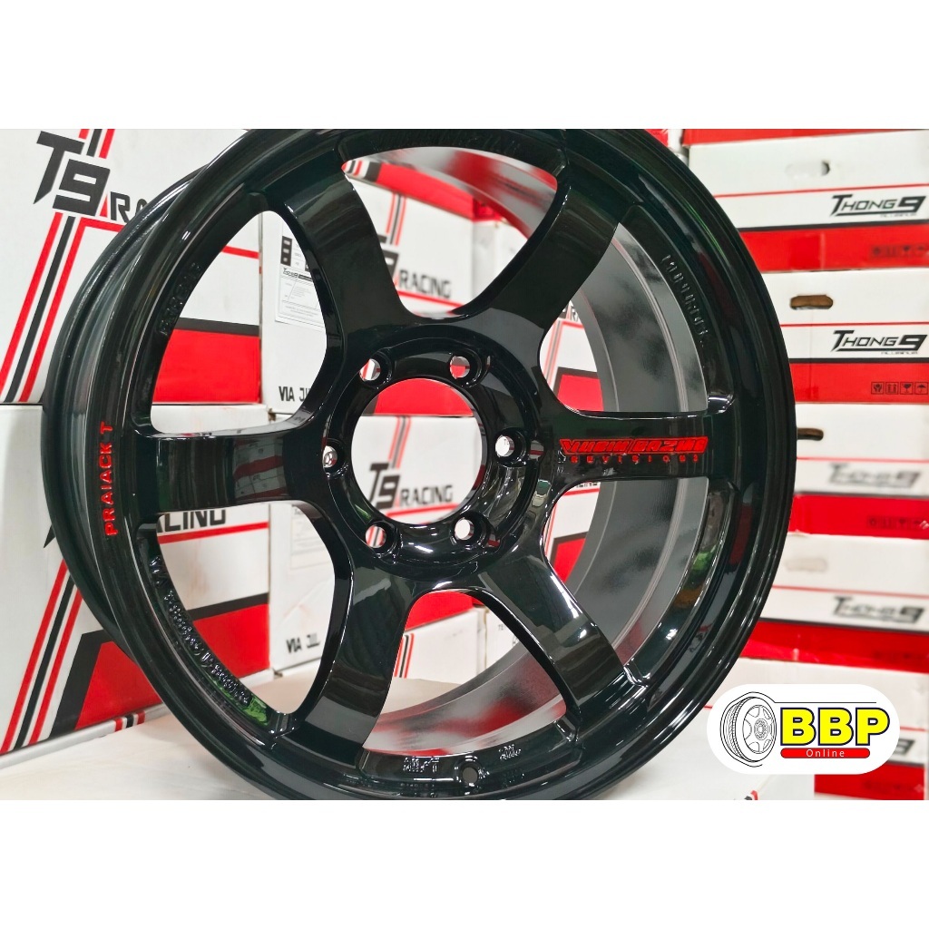 แม็กขอบ18 Te37 SUV ประกอบยางไทย Kinto ลายซิ่ง (4ล้อ) | Shopee Thailand