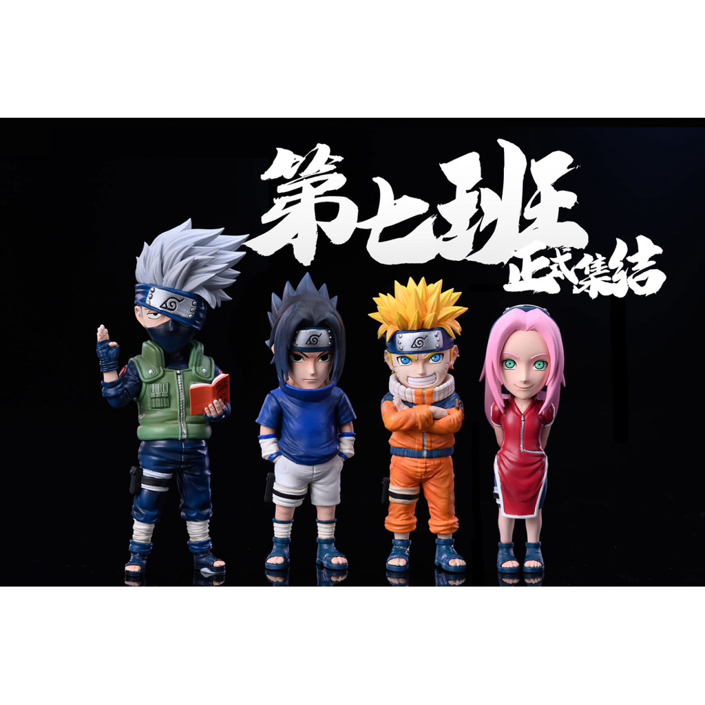 Naruto - Team 7 ( Naruto + Sasuke + Sakura ) Set of 3 Resin WCF By 258W ...