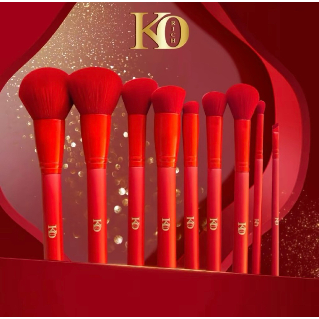 KO RICH เซ็ทแปรงแต่งหน้า 9 ชิ้น ของแท้100% | Shopee Thailand