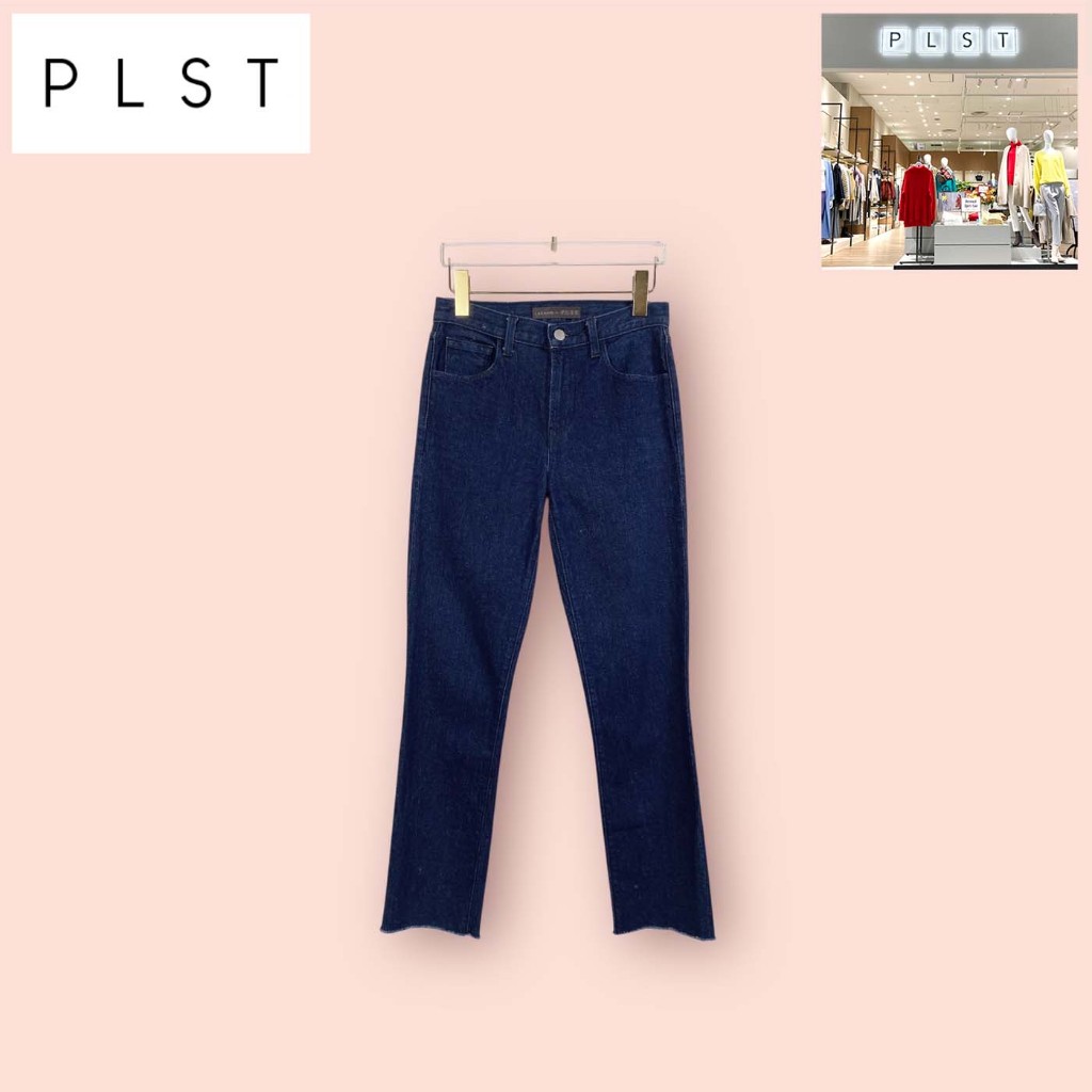 กางเกง PLST ผ้ายีนส์คอตต้อน100% ไซด์ - F เอว 28 สะโพก 30 ยาว 39 นิ้ว ทรงสวยมาก ขาสวย ผ้าสวยมาก ...