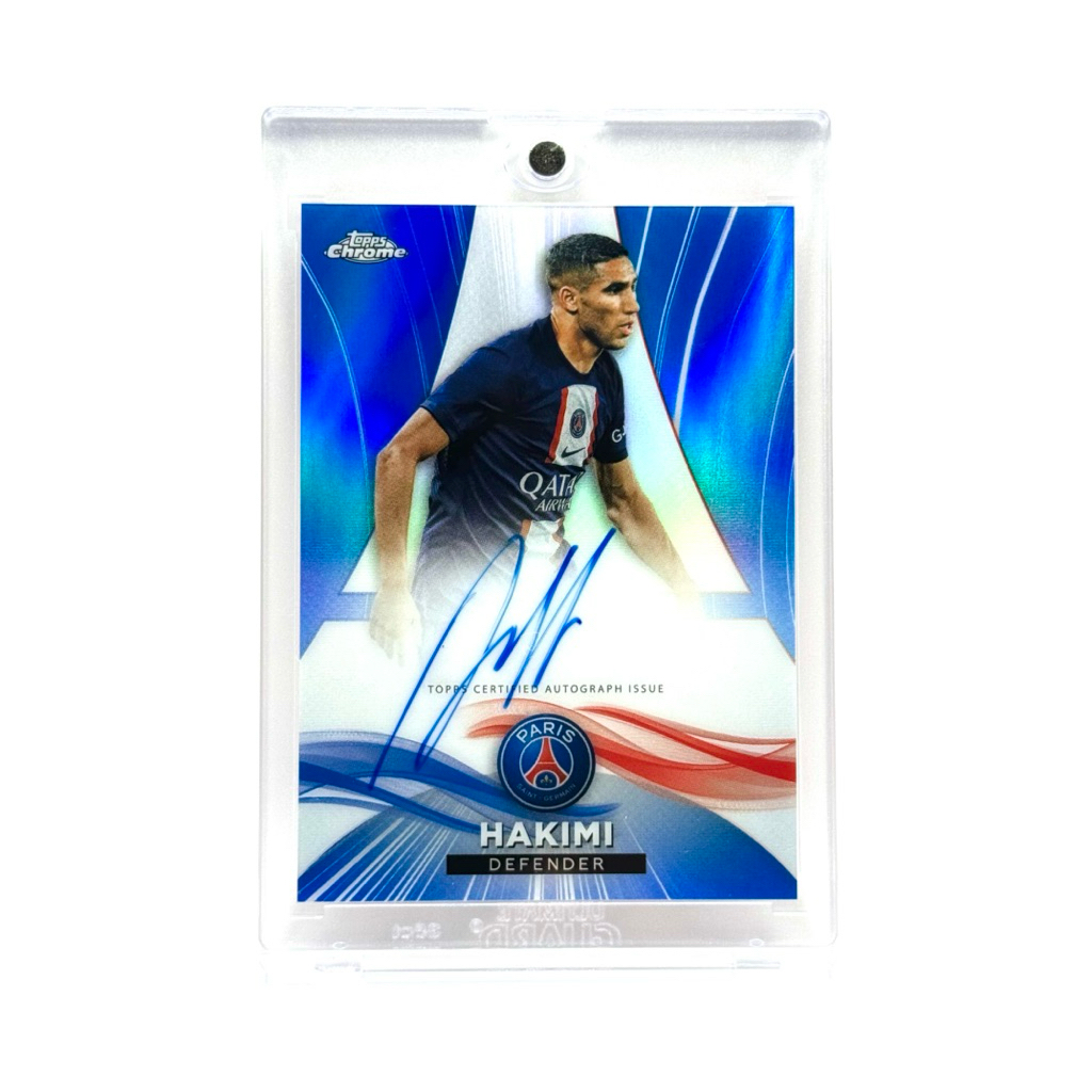 Topps Chrome Paris Saint-Germain 22/23 Achraf Hakimi /35 Chrome ...