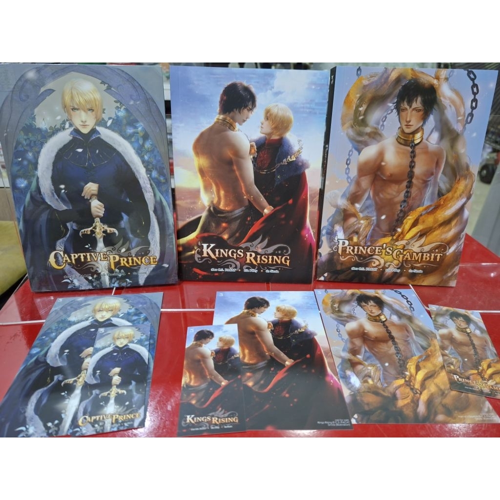 ซีรีส์ 3 เล่มจบ Captive prince/ Prince's gambit / Kings rising นิยายเกย์ C.S. Pacat หนังสือมือ ...