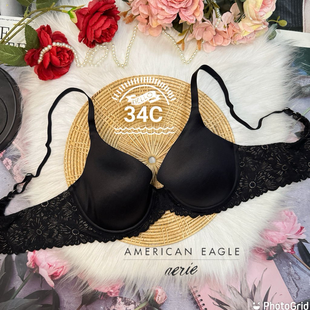 Aerie 34C ใหม่มาก ฟองบาง นุ่ม | Shopee Thailand