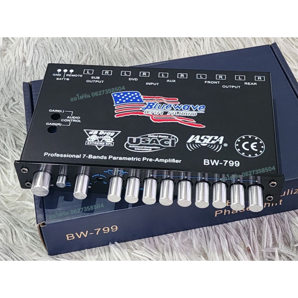 ปรีแอมป์7แบนต์BluewaveบลูเวฟBW-799แยกซับเบสแรงวงจรใหม่ | Shopee Thailand