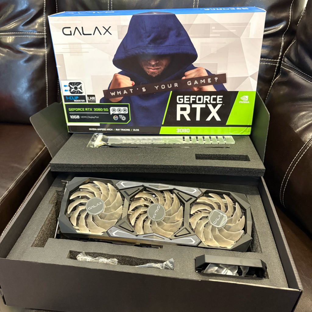 RTX 3080 GALAX 10GB มีที่ค้ำการ์ด สภาพตามรูป ประกันร้าน 30 วัน อัพเดท ...