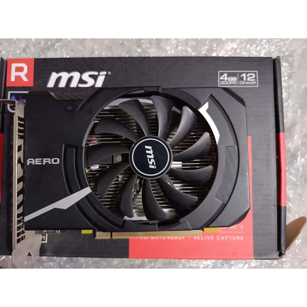 🔥🇹🇭การ์ดจอ MSI RX550 AERO ITX OC 4GB GDDR5 128-bit 🔥🇹🇭สภาพดียังไม่เคย ...