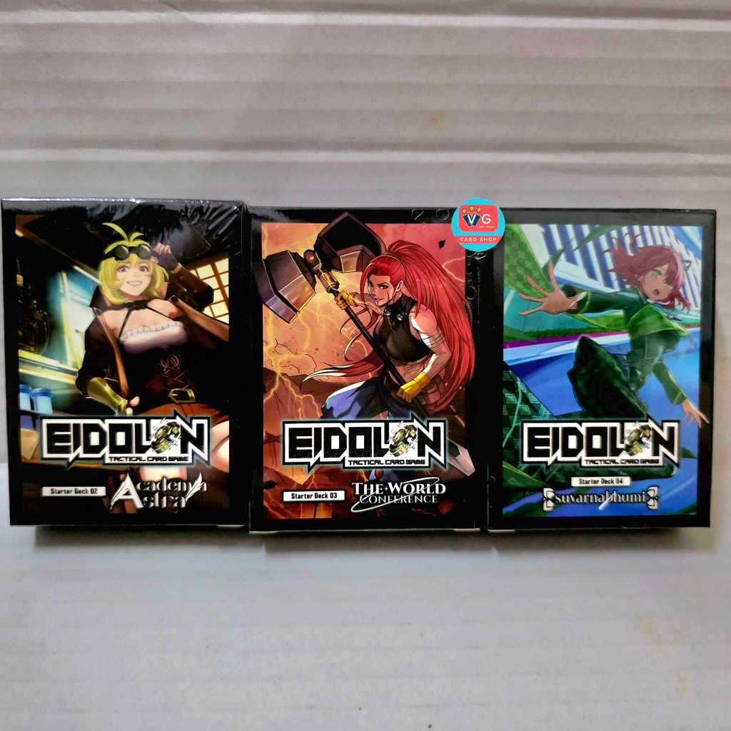 Starter Deck SD02 ฟ้าม่วง SD03 แดงเหลือง SD04 เขียวไร้สี Eidolon ชุดเริ่มต้น เล่นได้เลย ไอโดลอน ...
