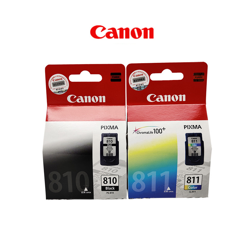 🔥ตลับหมึก Inkjet Canon PG-810 (BK)/CL-811- 810+811 (สี) แท้100%สั่ง，ก่อน13:30 จัดส่งวันเดียวกัน ...
