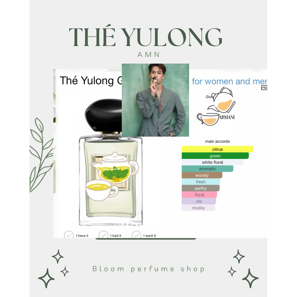 น้ำหอมแจ๊คสัน The’ Yoolong AMN Jackson Wang หอมเหมือน ติดทนนาน ปลอดภัย ...