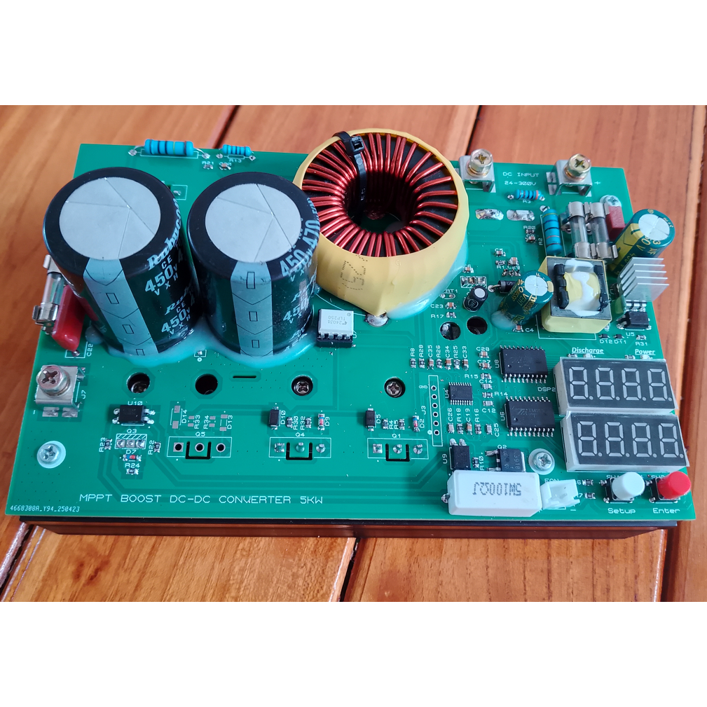 boost MPPT บอร์ดบูสไฟจากแบตเตอรี่หรือแผงโซล่าเซลล์ 1000Wที่24V 2000Wที่ ...