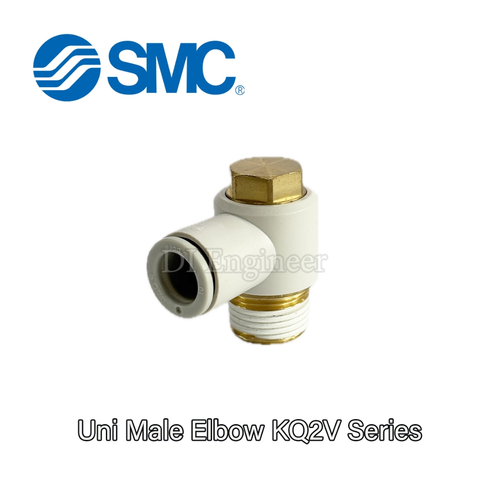 Fitting ,Universal Male Elbow KQ2V ข้อต่อฟิตติ้งสวมเร็วแบบ One-Touch KQ2 Series ยี่ห้อ SMC ...