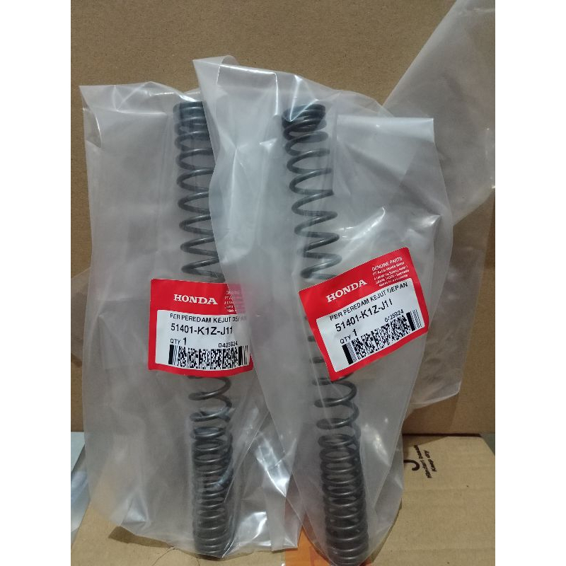 สปริงโช้กอัพหน้า PCX160 (ปี2021-2022) แท้ศูนย์(51401-K1Z-J11) | Shopee Thailand