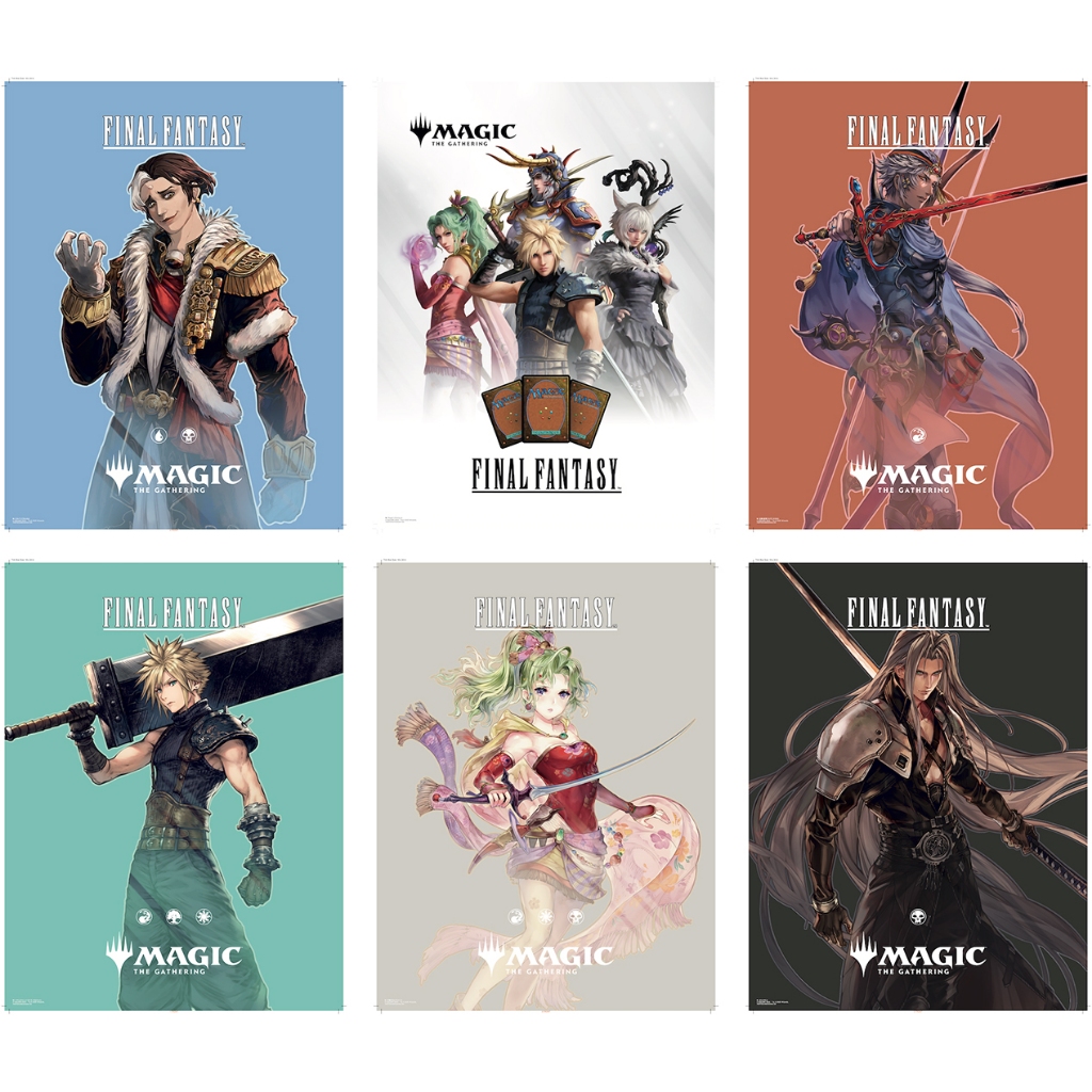 Magic: The Gathering®—FINAL FANTASY Foil Poster Set | Shopee Thailand
