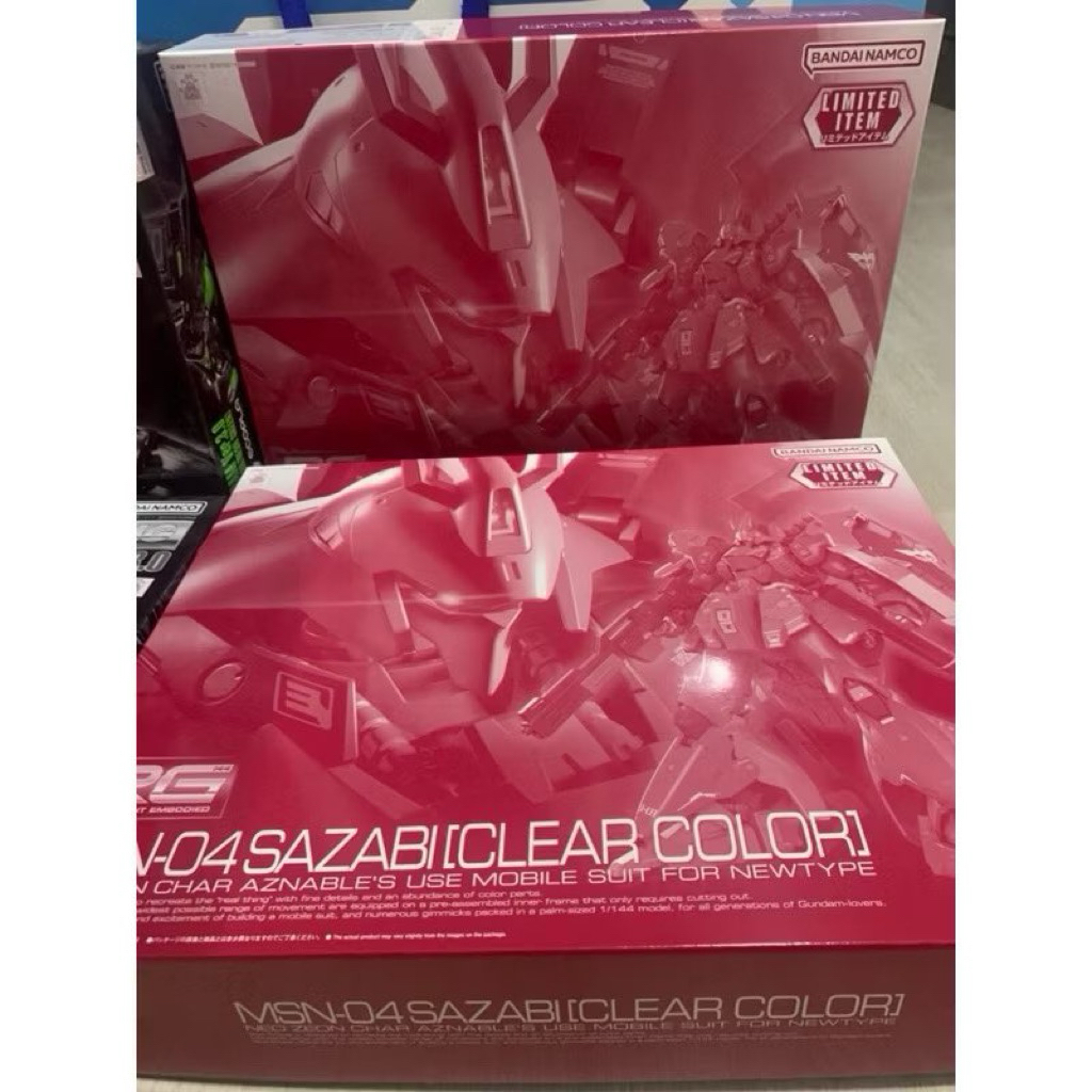 BANDAI Gundam Base Limited RG SAZABI Clear Color | Shopee Thailand