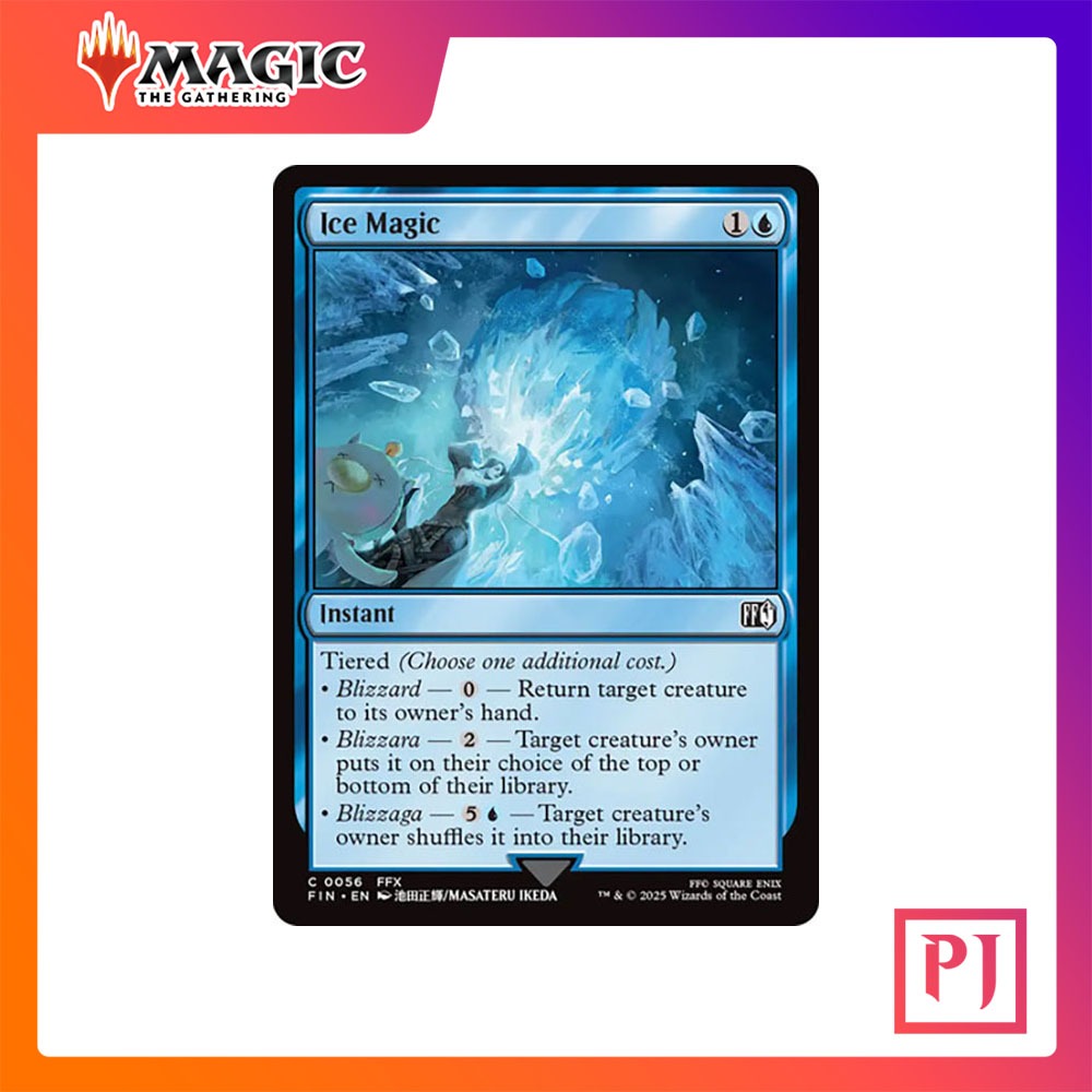 [MTG] Ice Magic [FIN] [BLUE] [COMMON] [NORMAL] [ENG] (การ์ดเมจิค ...