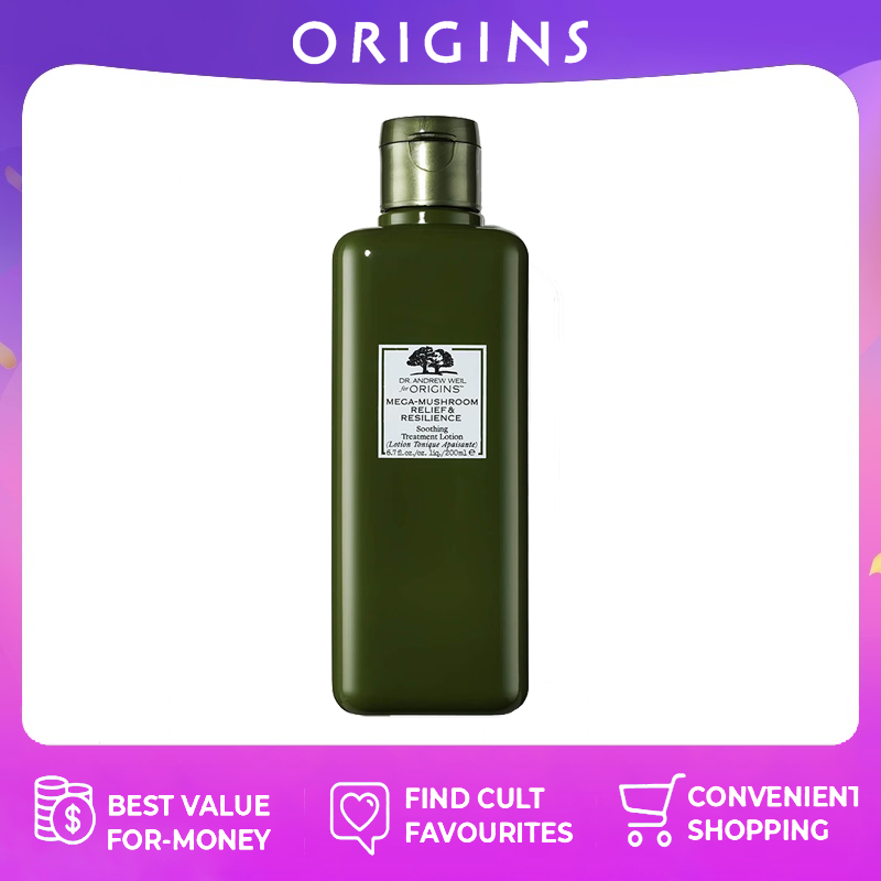 Origins Mega-Mushroom Relief & Resilience Soothing Treatment Lotion 200ml ออริจินส์ เมกา-มัชรูม ...