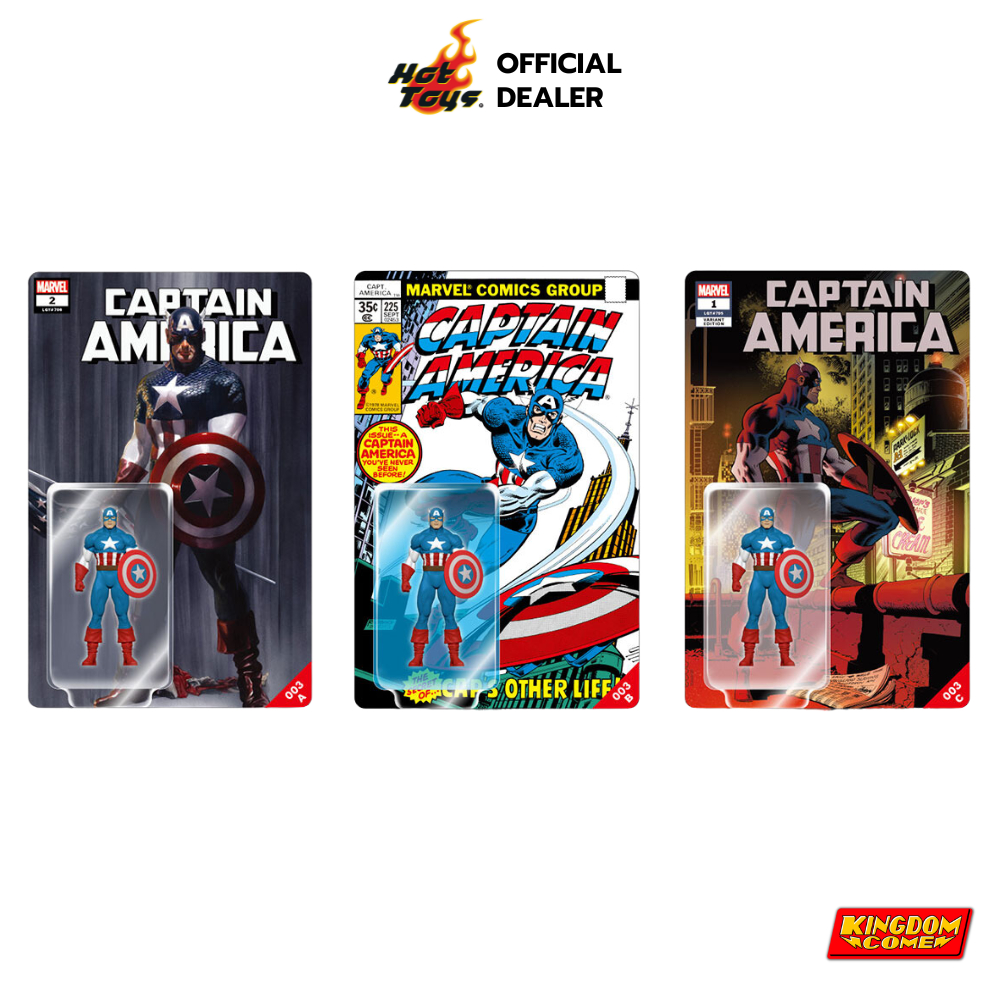 Pocket Cover ฟิกเกอร์ ของสะสม Marvel Comics – Captain America (Classic ...