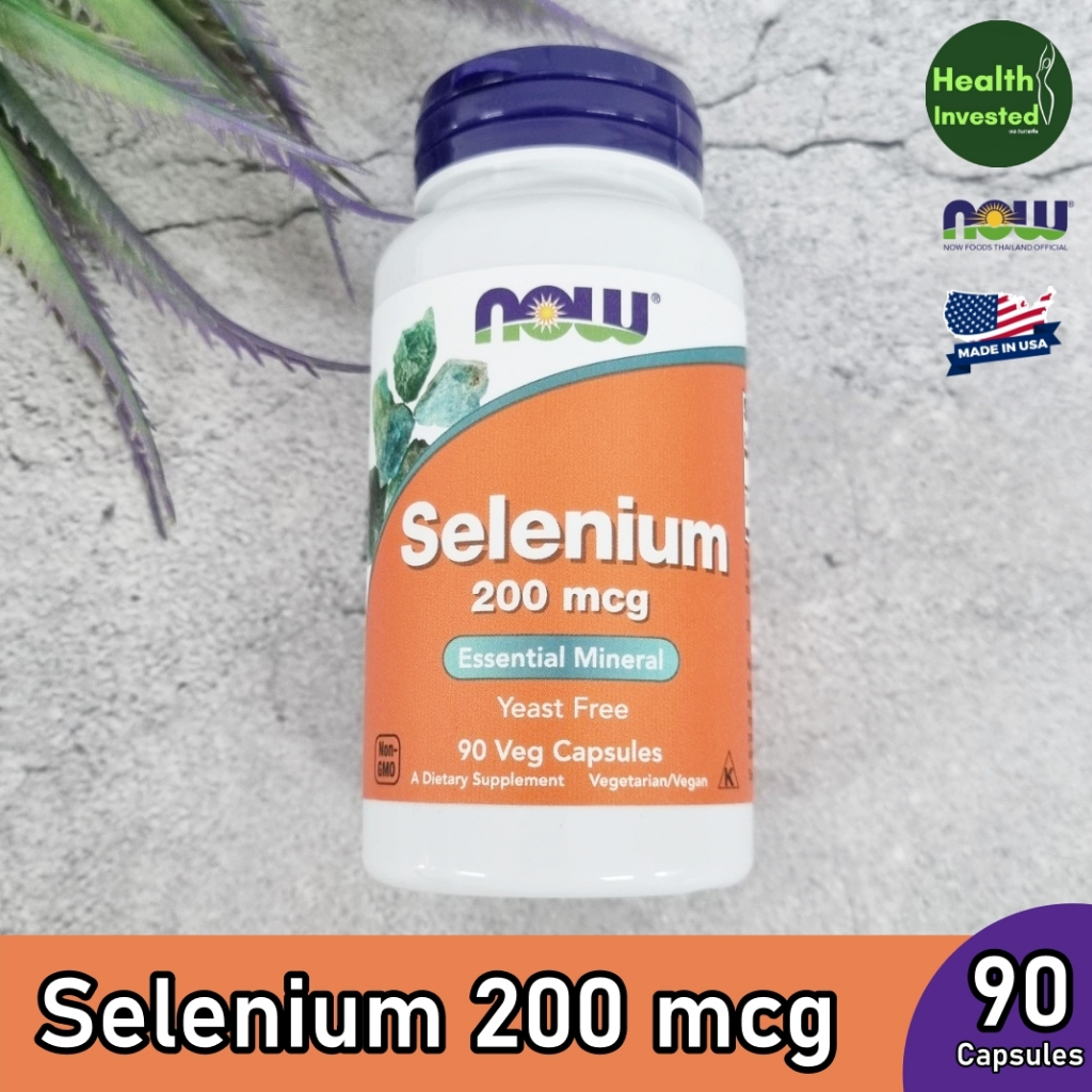 Selenium 200 mcg 90 Veg Capsules ซีลีเนียม | Shopee Thailand