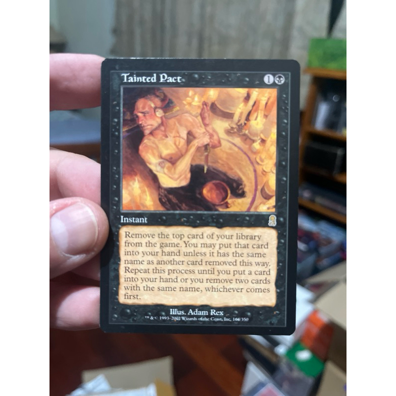 การ์ด MTG Tainted Pact Black Magic the Gathering EDH รุ่น ODS สภาพ Ex ...
