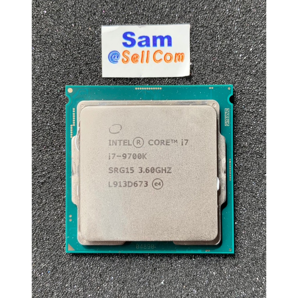 CPU (ซีพียู) 1151 INTEL CORE I7-9700K มีแต่ตัว CPU | Shopee Thailand