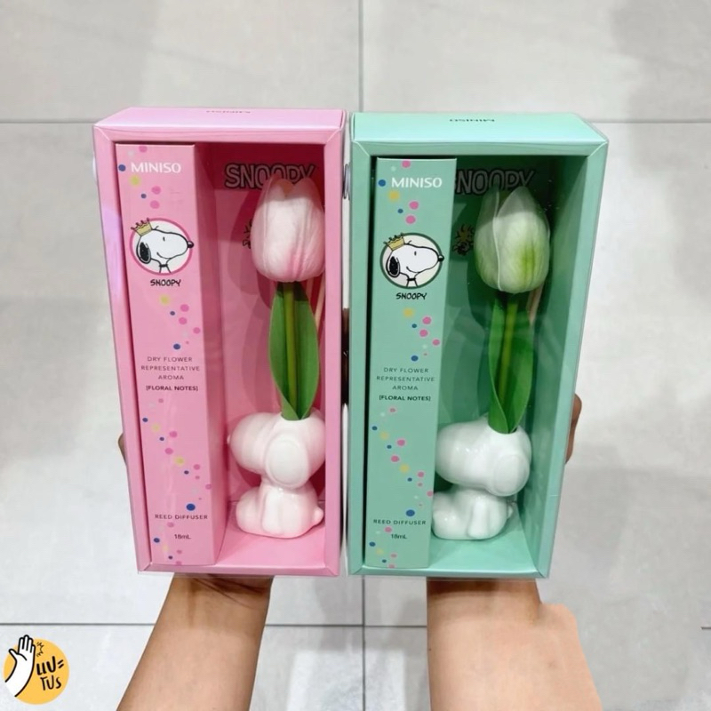 ก้านน้ำหอมสนู้ปปี้ มินิโสะ Miniso Snoopy Reed Diffuser | Shopee Thailand