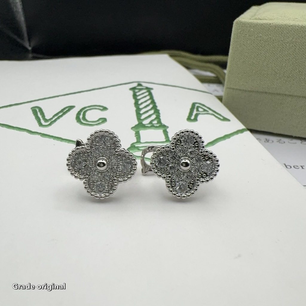 ต่างหู Van Cleef งานออริ สวยมากตัวท็อป #* | Shopee Thailand