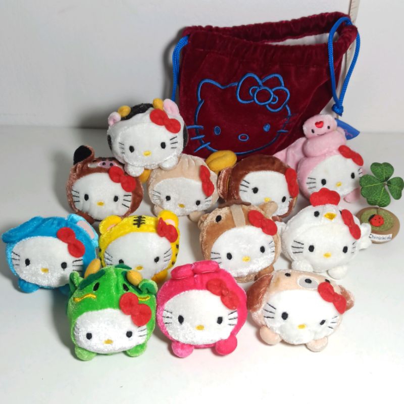 ตุ๊กตา Set. sanrio 12นักษัตร มงคล งานน่าสะสมหายาก ขนาด 1.5 นิ้วสินค้า ...